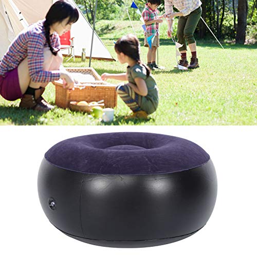 URRNDD Portable-Small in Size Outdoor Inflatable Stool Round Air Chair Footrest Cushion for Home Office Travel.