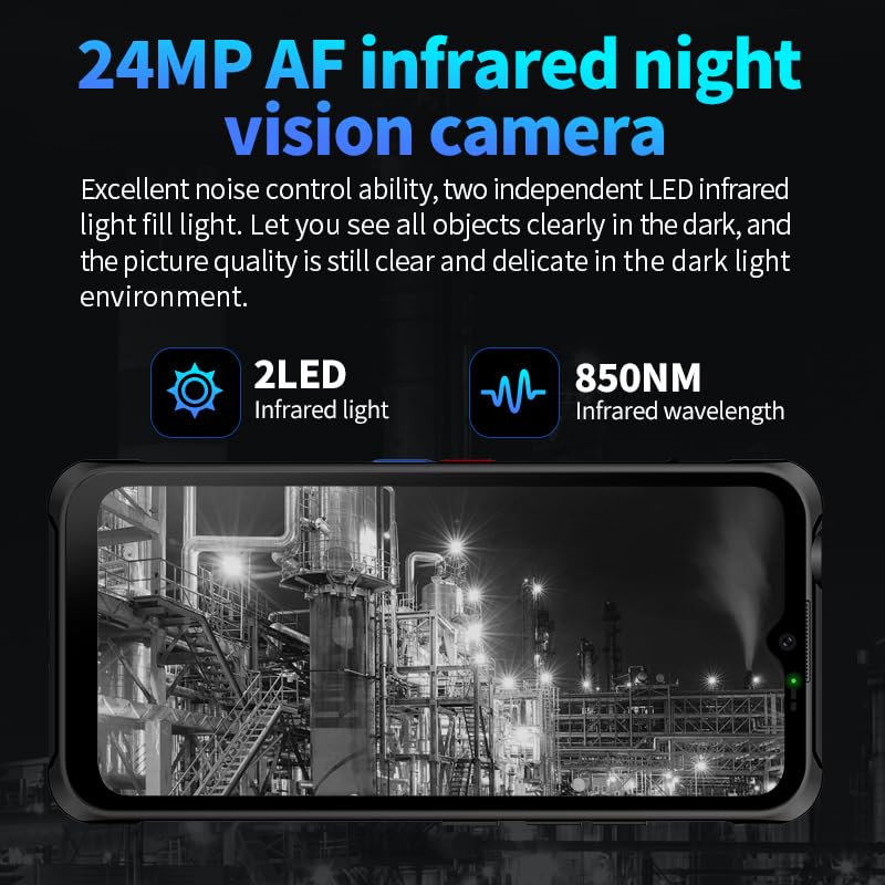 Big Walnut B3 Rugged Smartphone(2023), Dual Card 5G 17GB+256GB Rugged Phone Unlocked, 6.58" FHD+ Rugged Cell Phone, Android 12, 108MP Camera, 24MP Night Vision, NFC ATEX Smartphone