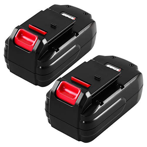 OHYES BAT 18 Volt PC18B Replacement Battery Compatible with Porter Cable 18V Battery PC18B-2 PCC489N PC18BLEX 2Packs