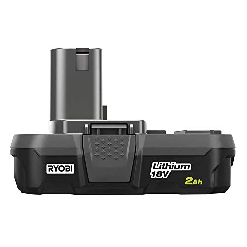 Ryobi P163 18V OnePlus Lithium 2.0Ah Compact Battery and Charger Upgrade Kit includes a P118 Charger and P190 Battery