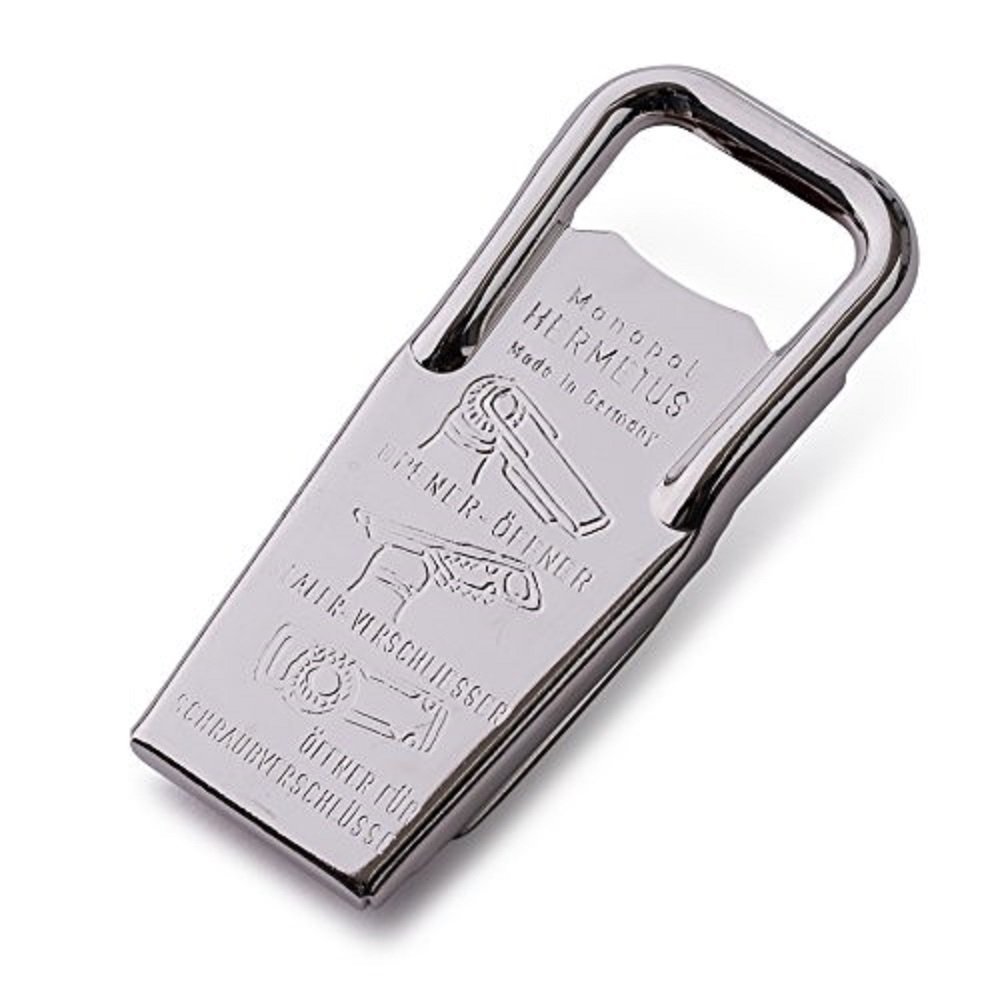 Westmark Germany Hermetus Steel 3-in-1 Resealer Beer Bottle Opener