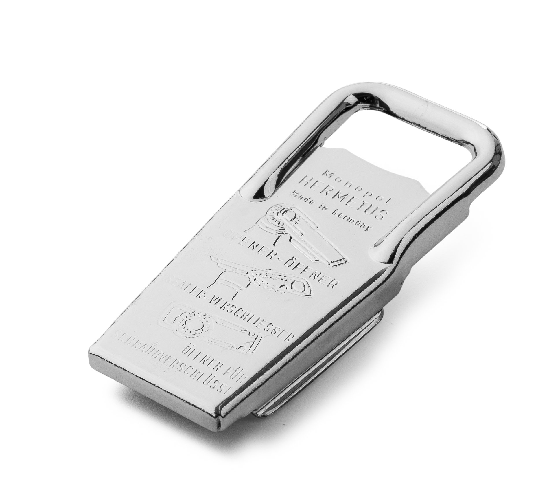 Westmark Germany Hermetus Steel 3-in-1 Resealer Beer Bottle Opener