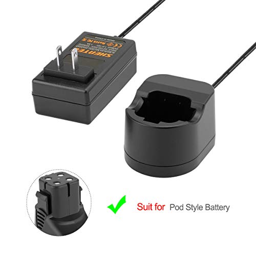 Shentec 4.8V and 7.2V Ni-MH and Ni-Cd Charger Compatible with Dremel 755-01 757-01 5000755-01 7700-01 7700-02 7300 Pod Style Battery (Not for 757 Battery)