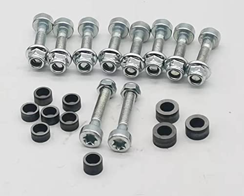 Kerlista,1 Set of Hedge Trimmer Blade Slider,Bolt and Nut fits for Stihl HS81 HS86 HS82 HS87 HSA94 Hedge Cutter , Hedge Trimmer
