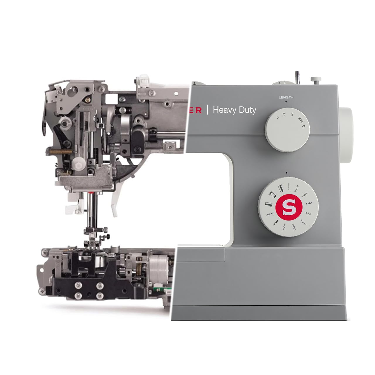 SINGER | 4423 Heavy Duty Sewing Machine With Included Accessory Kit, 97 Stitch Applications, Simple, Easy To Use & Great for Beginners