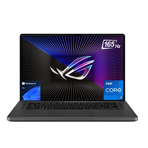 ASUS ROG Zephyrus G16 Gaming Laptop, 16" WUXGA 165Hz, Intel 13th Gen 10-Core i7-13620H Up to 4.9 Ghz, GeForce RTX 4060, 16GB RAM, 512GB PCIe 4.0, RGB, WiFi 6E, TB 4, USB-C, RJ45, HDMI, Win11 Pro
