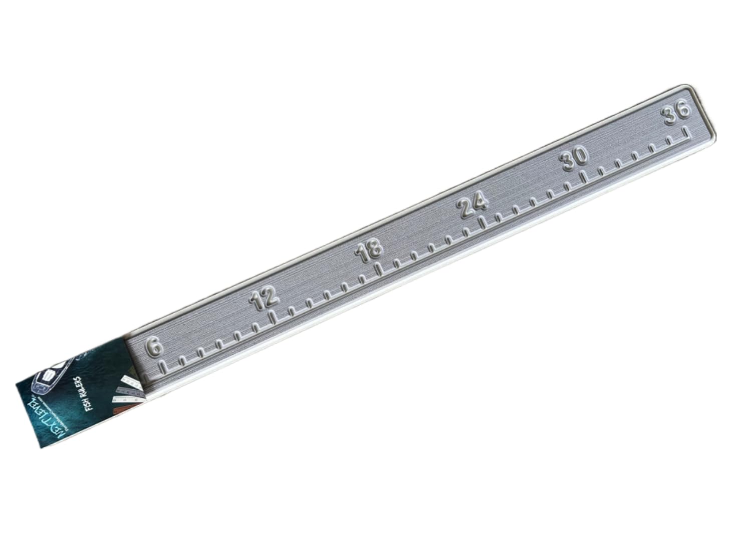 Next Level Inc | Fish Ruler | SeaDek | 36 inch Fish Measurement Tool | Perfect for Boats and Kayaks | Storm Gray/Cool Gray