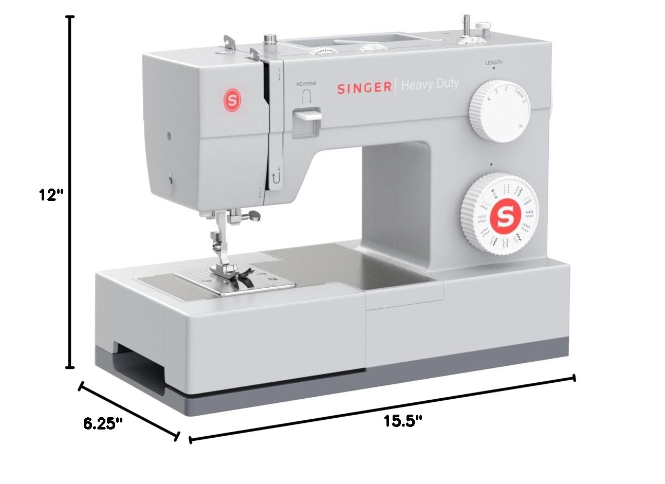 SINGER | 4423 Heavy Duty Sewing Machine With Included Accessory Kit, 97 Stitch Applications, Simple, Easy To Use & Great for Beginners