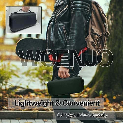 WOENJO ASUS Rog Ally Carry Case Hard Carrying Case for ASUS Rog Ally 2023 Handheld Rog Ally Travel Bag with Large Space for Charger Storage, Cable, SD Card, and Accessories ( Black )