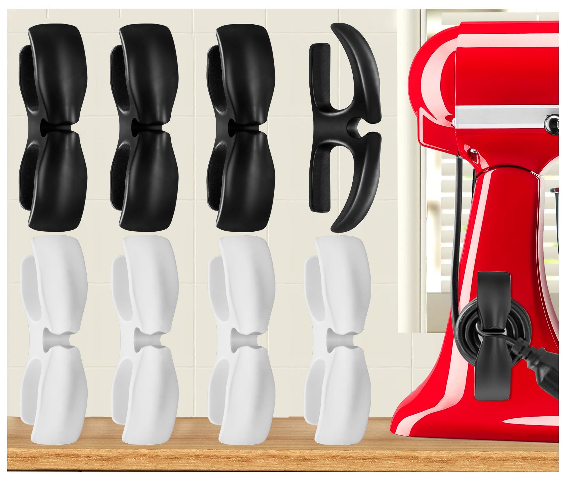 Cord Organizer for Kitchen Appliances - Kitchen Gadgets Cable Winder (8 Pack)