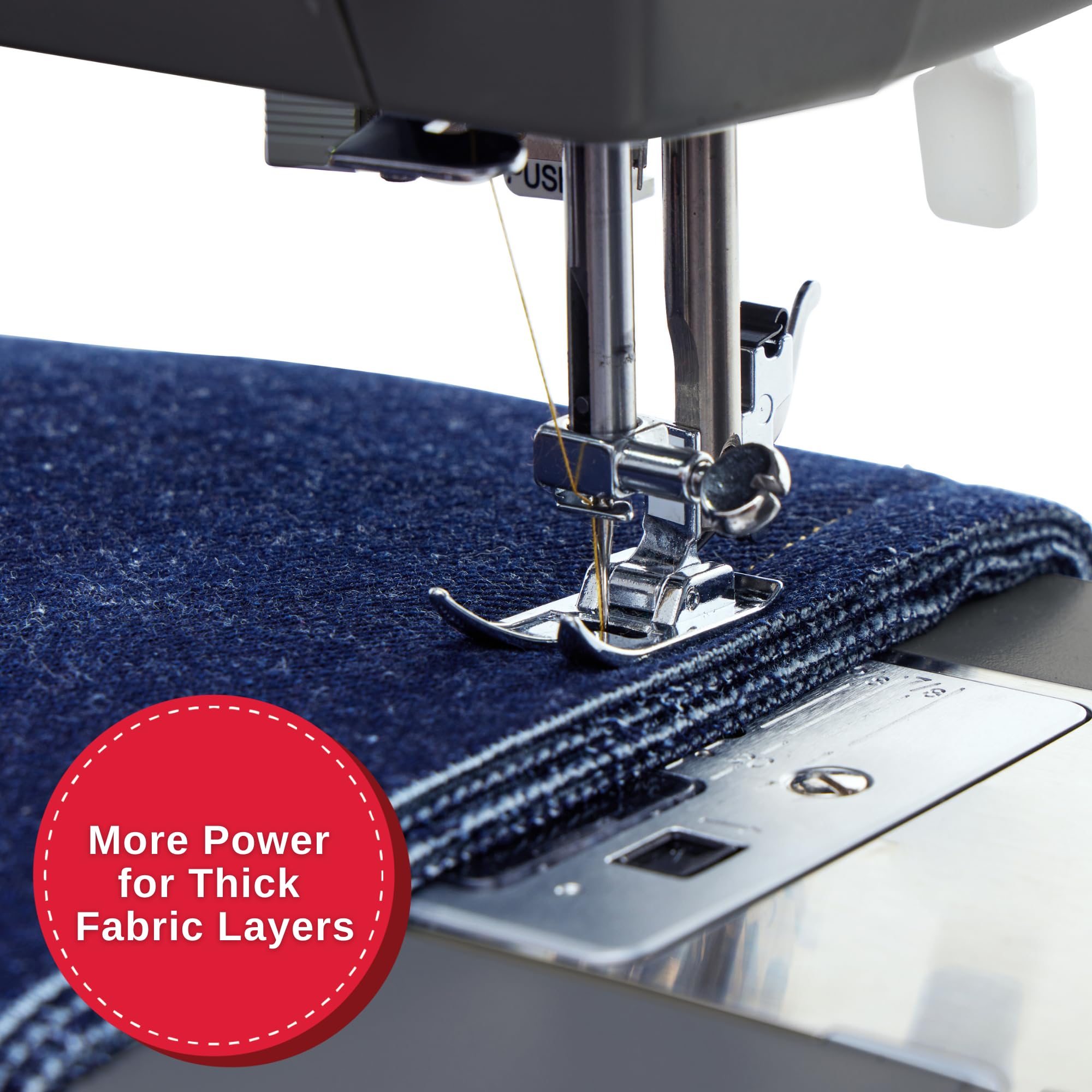 SINGER | 4411 Heavy Duty Sewing Machine With Accessory Kit & Foot Pedal - 69 Stitch Applications - Simple & Great For Beginners