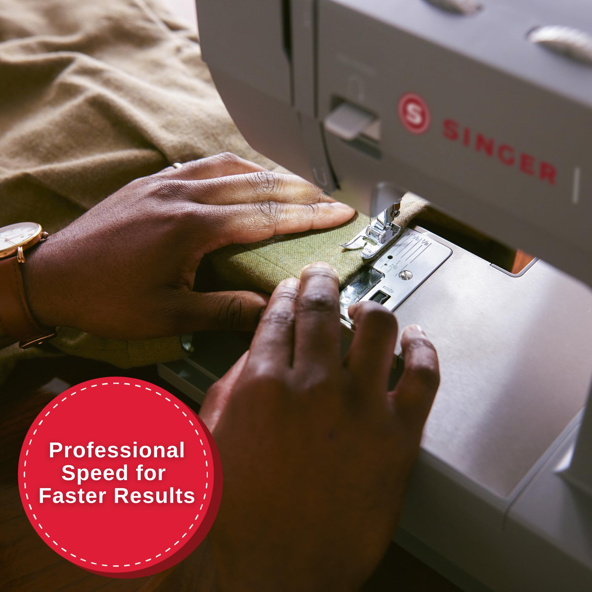 SINGER | 4411 Heavy Duty Sewing Machine With Accessory Kit & Foot Pedal - 69 Stitch Applications - Simple & Great For Beginners