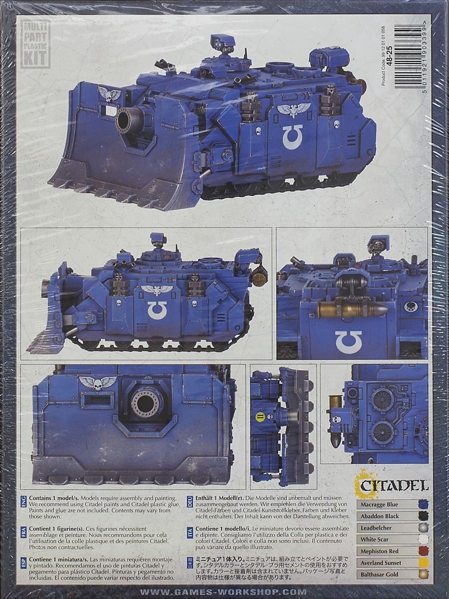 GAMES WORKSHOP 99120101058" Space Marine Vindicator Tabletop and Miniature Game