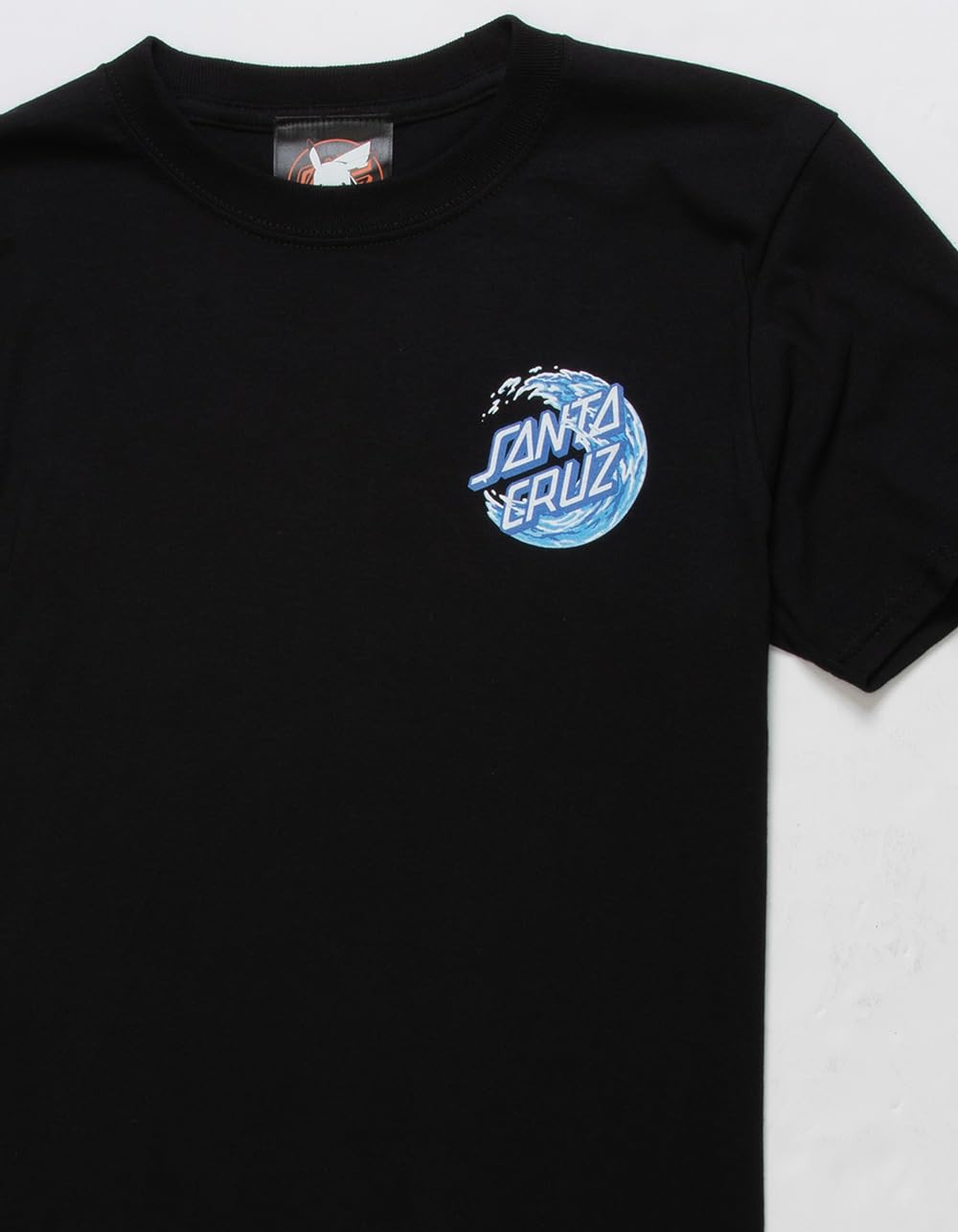 SANTA CRUZ x Pokémon Youth Midweight S/S T-Shirt Water Type 1 Skate Shirt, Black, Size: Medium