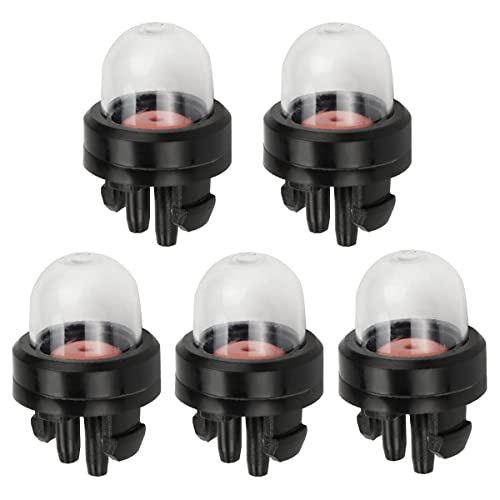 Hipa 503936601 530047721 188-512 Snap in Primer Bulb for 2-Cycle Small Engine Poulan Echo Chainsaw Ryobi BP42 Homelite Bolens String Trimmer Leaf Blower 125B 125BX 125BVX 5Pack