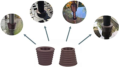 goldblue Umbrella Cone Wedge for Patio Table Hole,Patio Table Replacement Glass Umbrella Stand Table Patio Umbrella Replacement Parts Umbrella Holder Outdoor Umbrella Base Stand Outdoor