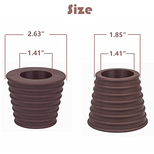 goldblue Umbrella Cone Wedge for Patio Table Hole,Patio Table Replacement Glass Umbrella Stand Table Patio Umbrella Replacement Parts Umbrella Holder Outdoor Umbrella Base Stand Outdoor