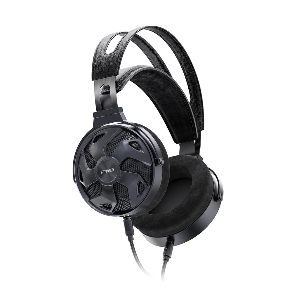 FIIO FT3 HiFi Studio 32ohm Wired Over-Ear/Open-Back Headphone, 60mm High-Performance Dynamic Driver Headset 3.5mmSE/4.4mm/6.35mm for Audiophiles/Stereo, Great-Sounding (32ohm)