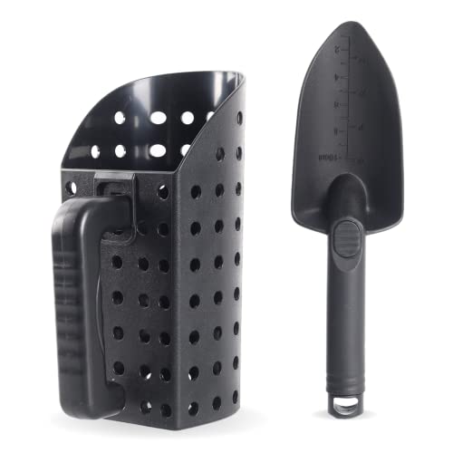 VIKOS Products Detector Accessories - Sand Scoop and Trowel for Detecting and Beachcombing - Made of Heavy-Duty Plastic - Lightweight and Portable Sand Scoop & Shovel for All Ages