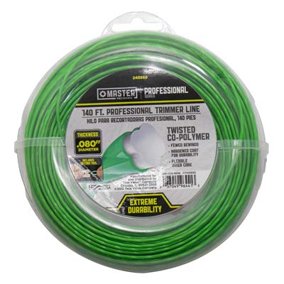 Master Mechanic 490-020-9046 140' .080" Professional Trimmer LINE