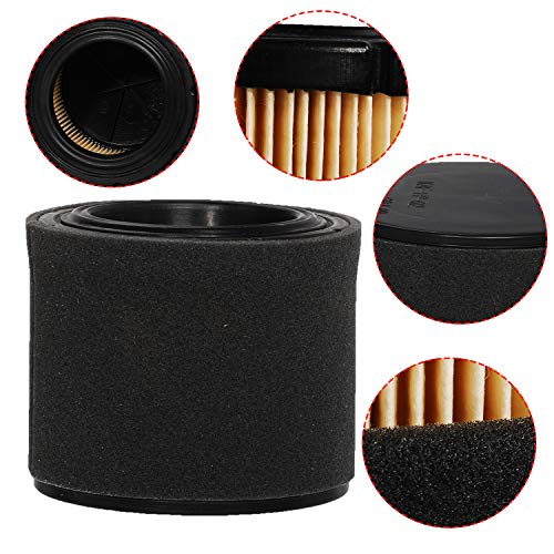 HIFROM Air Filter Pre Cleaner Combo Oil Fuel Filter Spark Plug Tune Up Kit Replacement for Kawasaki FJ180V 11029-0019 11029-0032 49065-2057 49065-2078 Lawn Mower