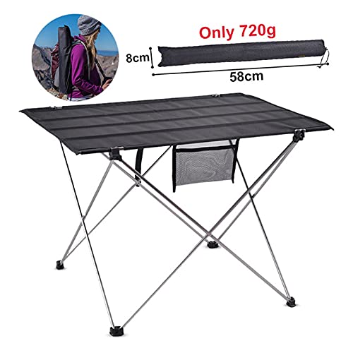 SUNESA Portable Picnic Table Portable Folding Table Outdoor Camping Home Barbecue Picnic Ultra Light Traveling Table Fishing Foldable Camping Table