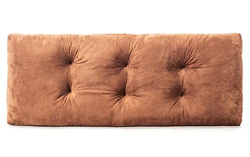 JAMPAYANG Bench Cushion, Non-Slip Tufted Bench Cushions for Swing, Shoe Storage, Window Seat (36"x14", Coffee)