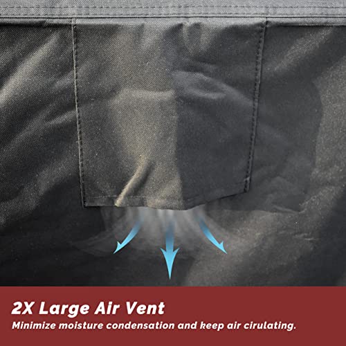 55-inch Table Cover, Waterproof Outdoor Prep Table Cover for Keter Unity XL Portable Outdoor Table with Storage Cabinet, Heavy Duty BBQ Grill Table Cover, Breathable, UV Resistant, 55"L x 24"W x 32"L