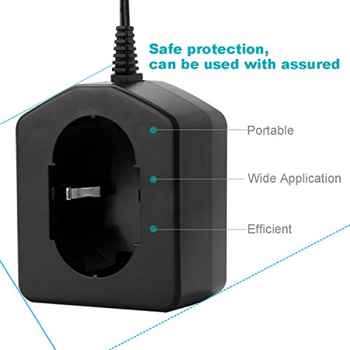 CREABEST 1.2V-18V Battery Charger Compatible with Hitachi Ni-MH/Ni-CD 7.2V 9.6V 12V 14.4V 18V Pod Style Battery (NOT for Li-ion Battery)