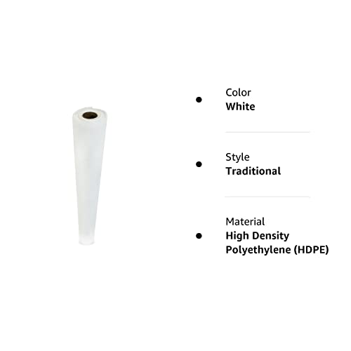 COOLAROO 50% UV Block Shade Cloth Fabric Roll for Garden and Greenhouse, 6' x 15', White