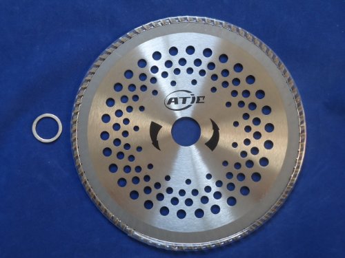 8" x 80T 8-Inch 80 Tooth Carbide Tip Circular Saw Brush Cutter Trimmer Weed Eater Blade (2 Pack)