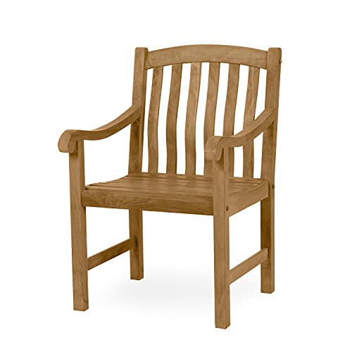 Cambridge Casual 120330-TW-XX-XX-XX Arie Dining Armchair, Natural Teak