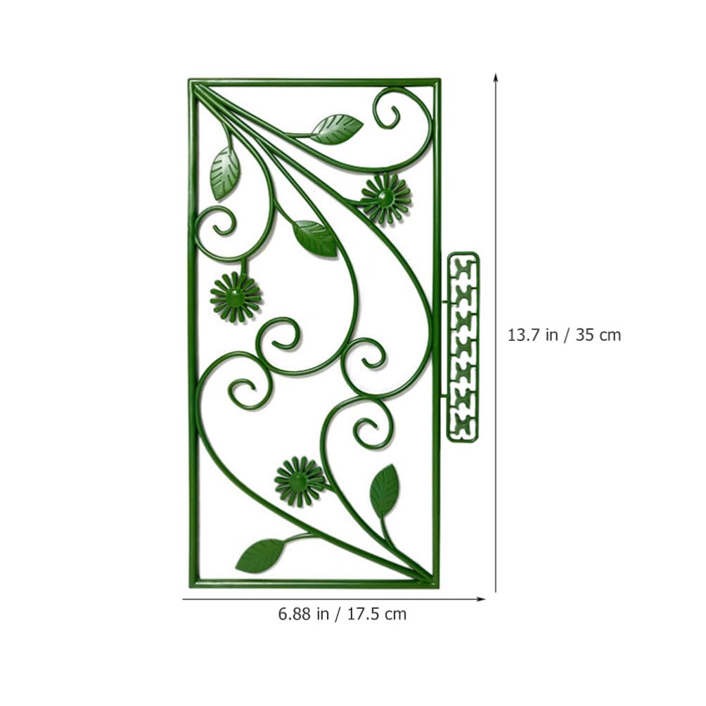 Didiseaon 6pcs Tomato Support Garden Fence Edging Orchid Support Stakes Decorative Garden Edging Lawn Fence Pot Plants Indoor Vine Plant Climbing Stand Planter Climbing Vine Fiberglass Rod