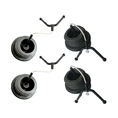 sthus 2 Set Gas Fuel Oil Cap for Husqvarna 36 41 51 55 254 257 136 137 141 262 254 257