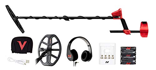 Minelab Vanquish 540 Metal Detector with V12 12β x 9β Double-D Waterproof Coil