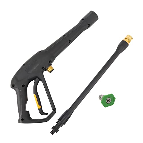 High Pressure Water Spray Gun Wand Jet Nozzle Tips, Power Washer Water Gun Compatible with Some of Greenworks Karcher Ryobi Homelite Powerstroke Electric Pressure Washer Max 1900 PSI