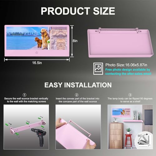 HOPEDAMAI Floating Shelves Book Shelf for Wall Shelf Foldable with USB Charging Port Floating Corner Shelves Wall Mounted Shelves for Home Decor and Bedroom Decor Pink 2 Pack