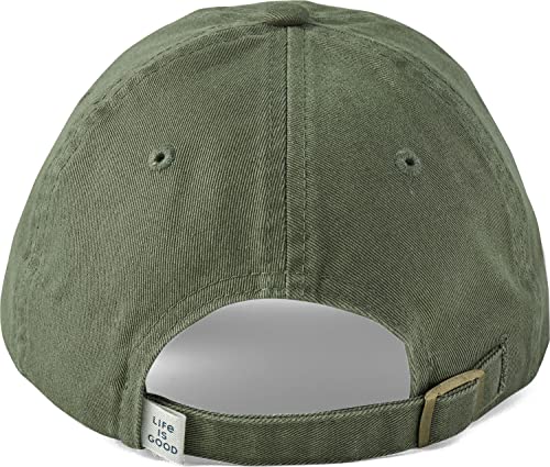 Life is Good. Adirondack Jake Chill Cap, Moss Green