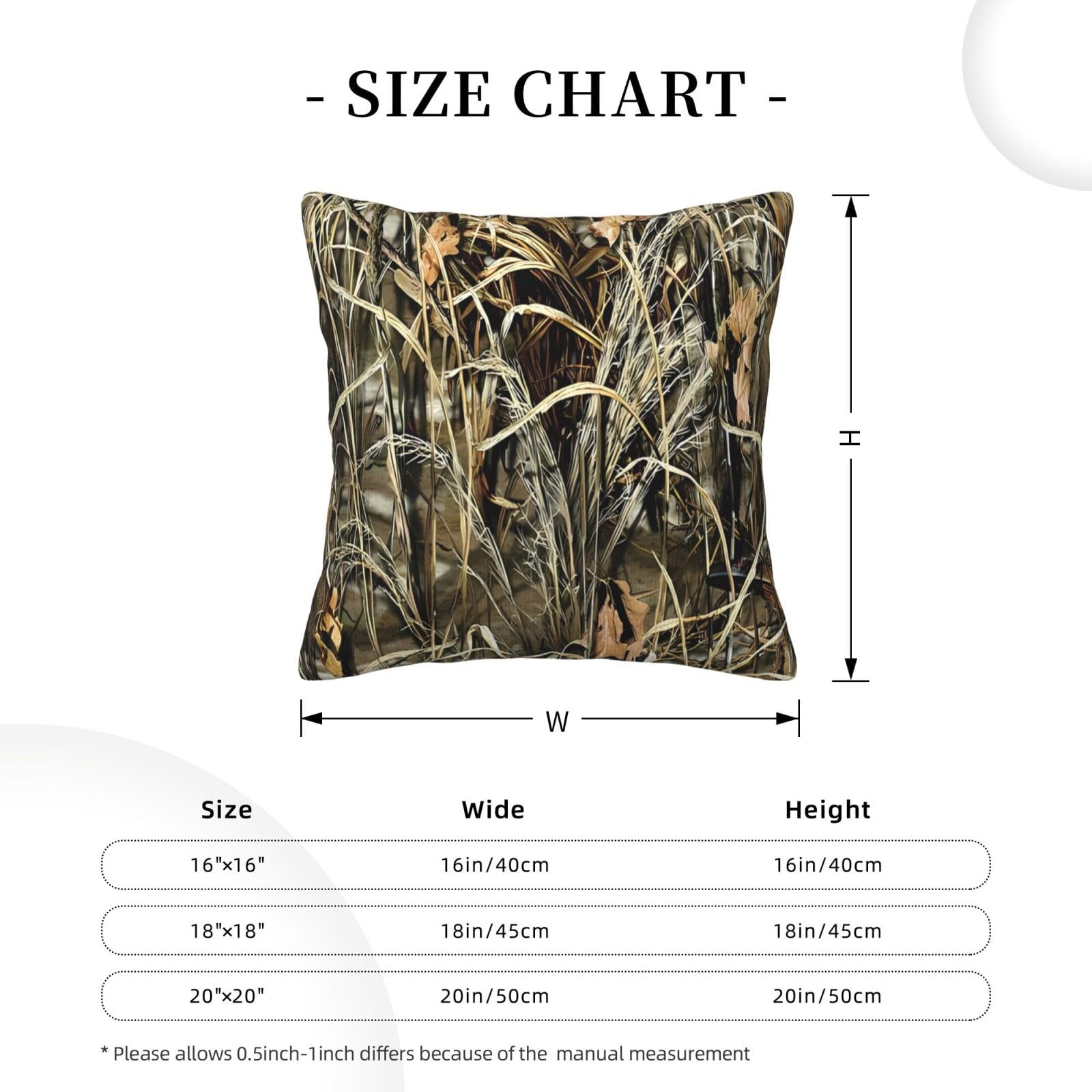 DEHIWI Camo Yellow & Green Throw Pillow Covers Super Soft Morden Decorative Pillows Case Invisible Zipper Cushion Cover for Sofa Couch Bedroom Living Room 18"X18"