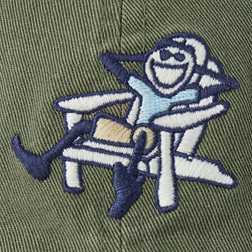 Life is Good. Adirondack Jake Chill Cap, Moss Green