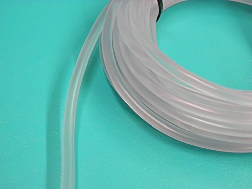 KOMORAX 25 Ft Long .25 Inch Solid Vinyl Sling Spline Awning Cord Chair Lounge Replacement Outdoor Patio Lawn Garden Pool Furniture Clear