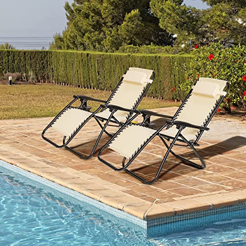 MaMahome Portable Camping Folding Beach Chair BCH-1PC Beige