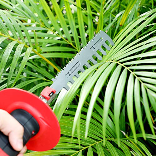 Hedge Trimmers 2-in-1 22inch 1400RPM Light Weight 3/5” Cutting Capacity with 2.0Ah Battery and Charger Cordless Hedge Trimmers