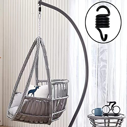 Hammoch-Chair Spring Porch Swing Spring - 750Lbs Black Heavy Duty Chair Swing Springs Heavy Bag Swing Swing Chair Spring(1 PC 750Lbs)