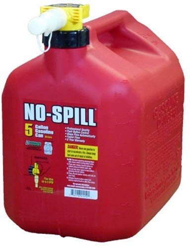 No-Spill 1450 5-Gallon Poly Gas Can (CARB Compliant) (5-Gallon Pack of 4)