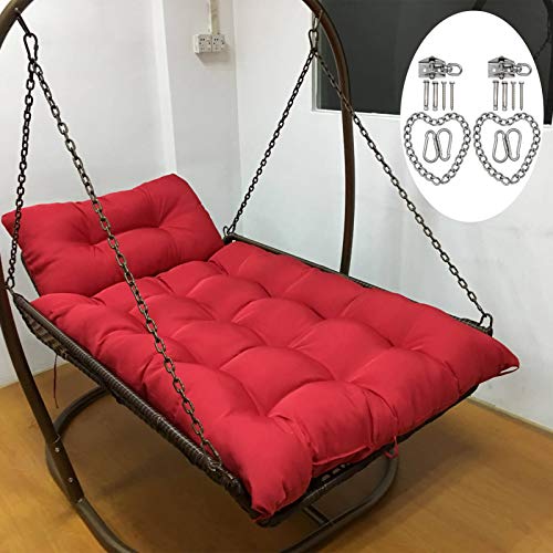 Hammock Hanger Chain Carabiners Kit - Heavy Duty Porch Swing Hanging Hooks 1000lbs Capacity 360° Swivel for Egg Chair, Yoga, Punching Bags, Gym(2 Sets)