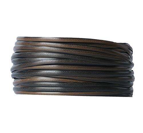 Brown Woven Rattan, Plastic PE Wicker Repair Material for Garden Chair Coffee Table Patio Furniture Storage Basket Hand-Woven DIY Material (around 220ft)