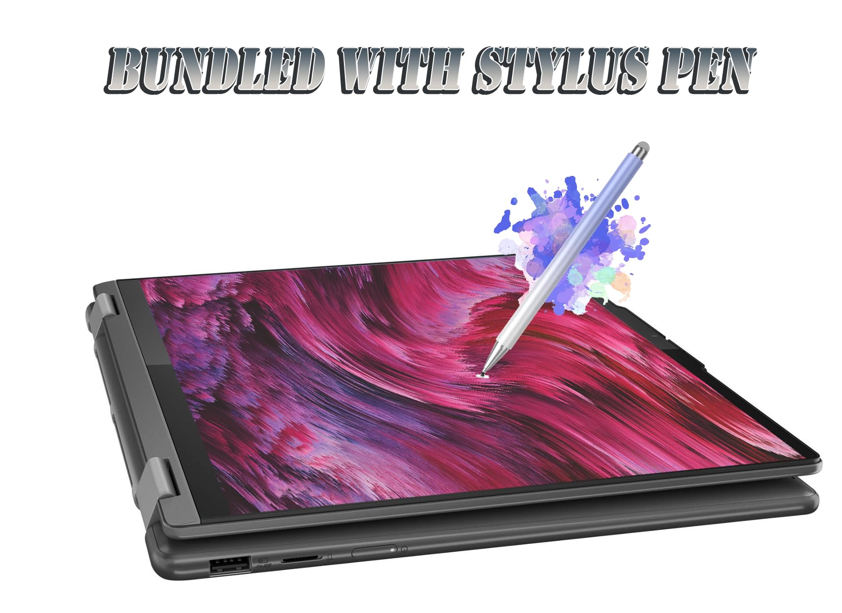 Lenovo Yoga 7i 2-in-1 14" 2.2K 16:10 Touchscreen 0.69" Slim Laptop Intel Evo 10-Core i7-1355U 2 x Thunderbolt Wi-Fi 6 Long Battery Life - 12H Win11 W/Stylus Pen (16GB RAM | 512GB PCIe SSD)