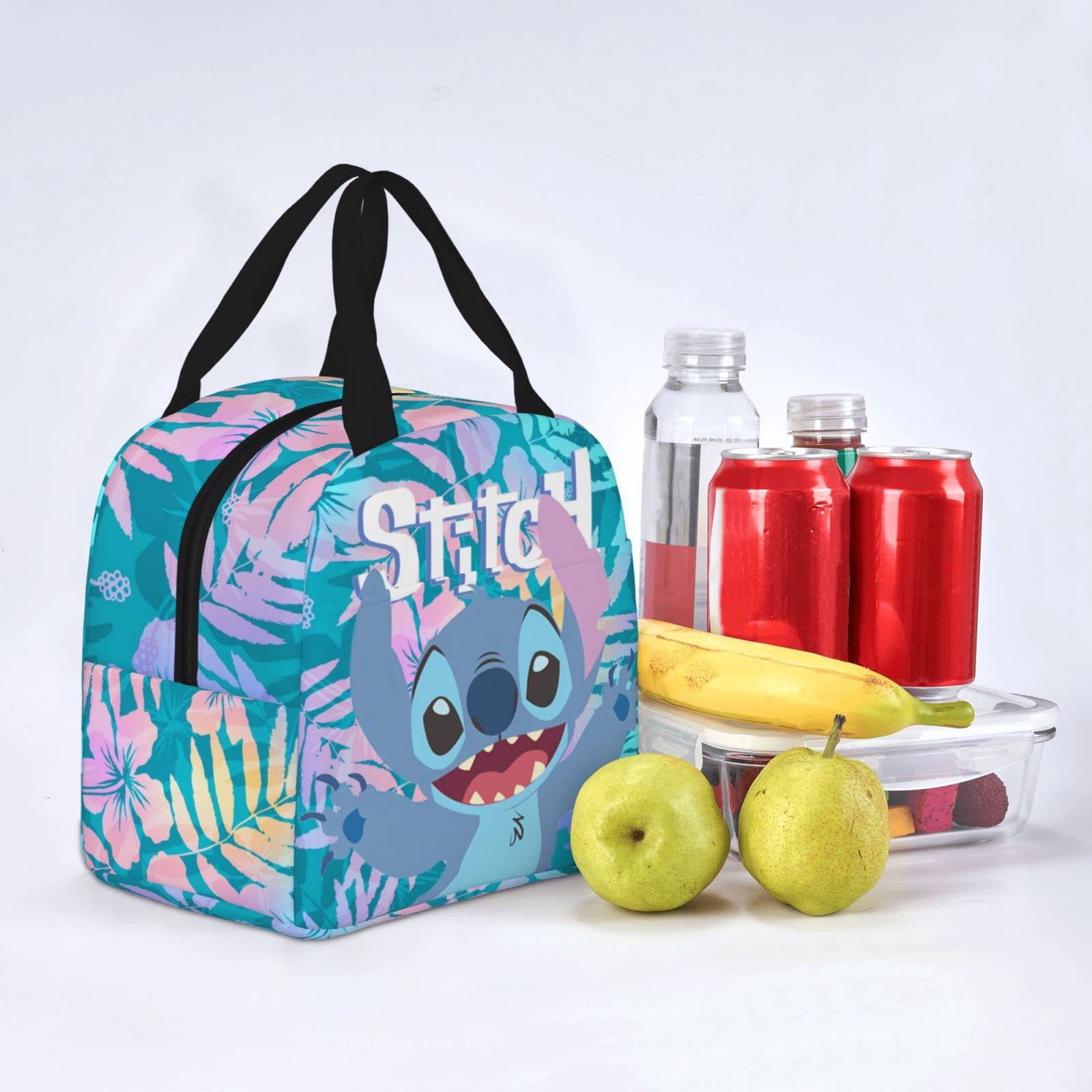 Anime Lunch Bag Large Insulated Thermal Lunch Box For Women Men Office Work Picnic Travel 1-One Size