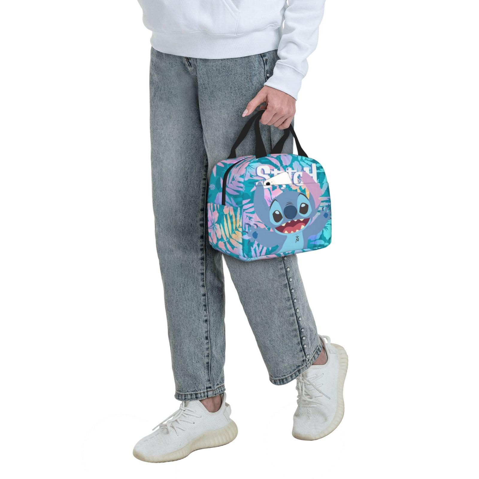 Anime Lunch Bag Large Insulated Thermal Lunch Box For Women Men Office Work Picnic Travel 1-One Size